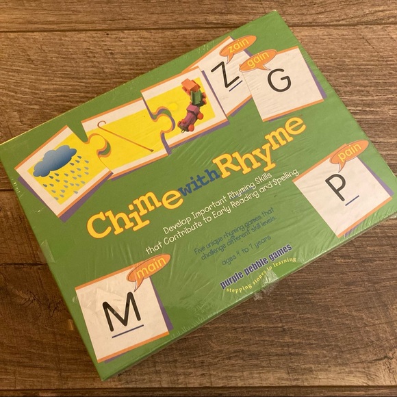 Toys | Chime With Rhyme Puzzle | Poshmark